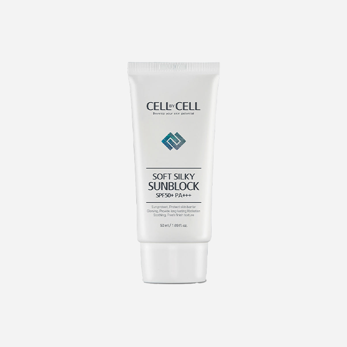 SOFT SILKY SUNBLOCK SPF 50+ PA+++ [50ML] – Cell by Cell